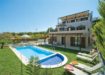 Villa Orsalia from James Villas. Villa Orsalia is in Pigi, Crete With ...